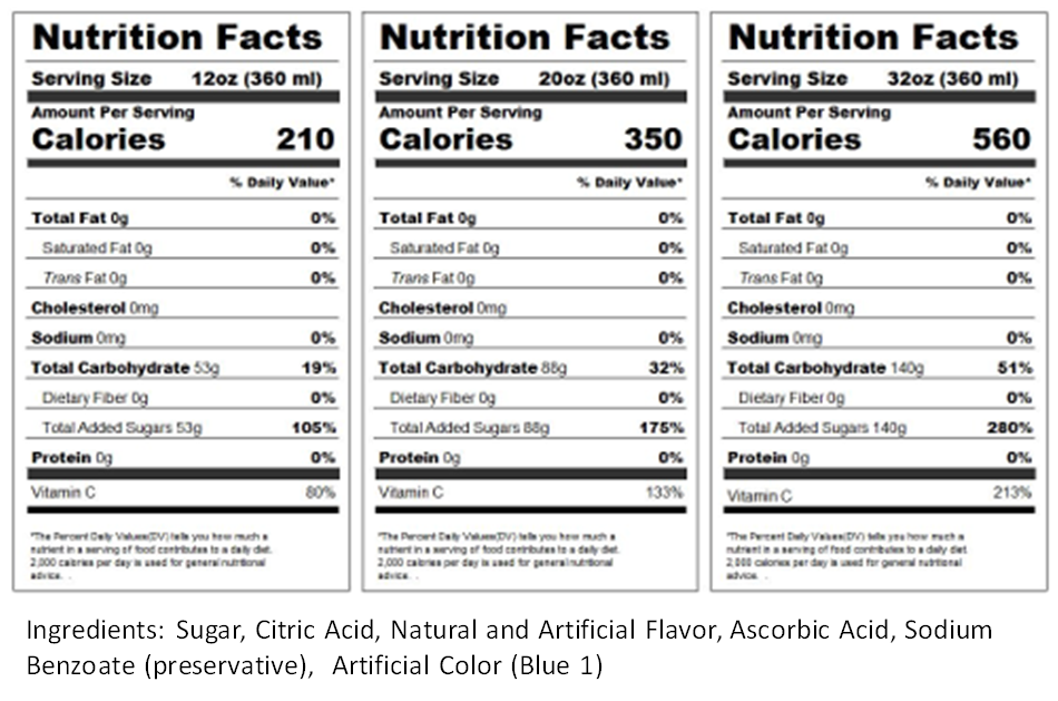 Blue Icee Nutrition Facts | Besto Blog